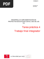 Tarea 4. Trabajo Final Integrador | PDF | Diseño | Teoría
