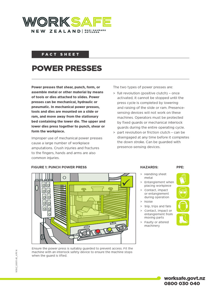 Manufacturing Power Presses | PDF | Clutch | Manufactured Goods