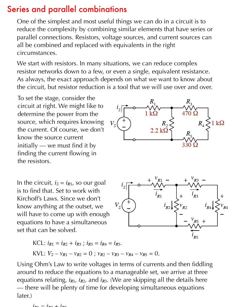Series Parallel | PDF | Series And Parallel Circuits | Resistor