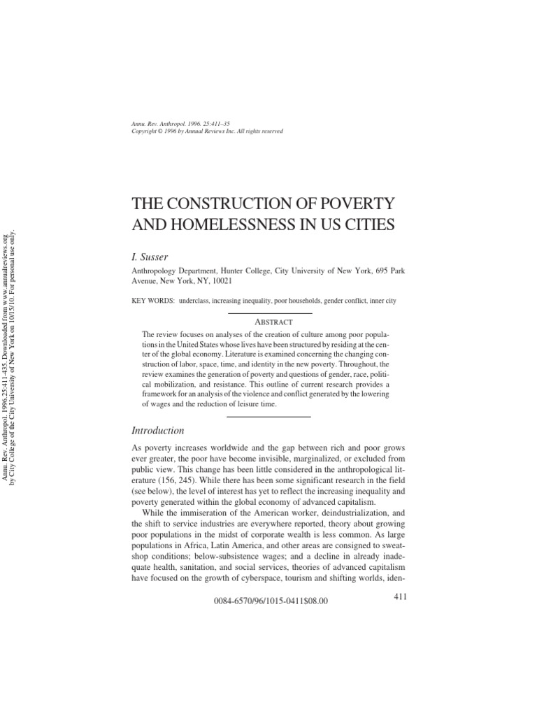 Poverty Homelessness | PDF | Poverty | Poverty & Homelessness