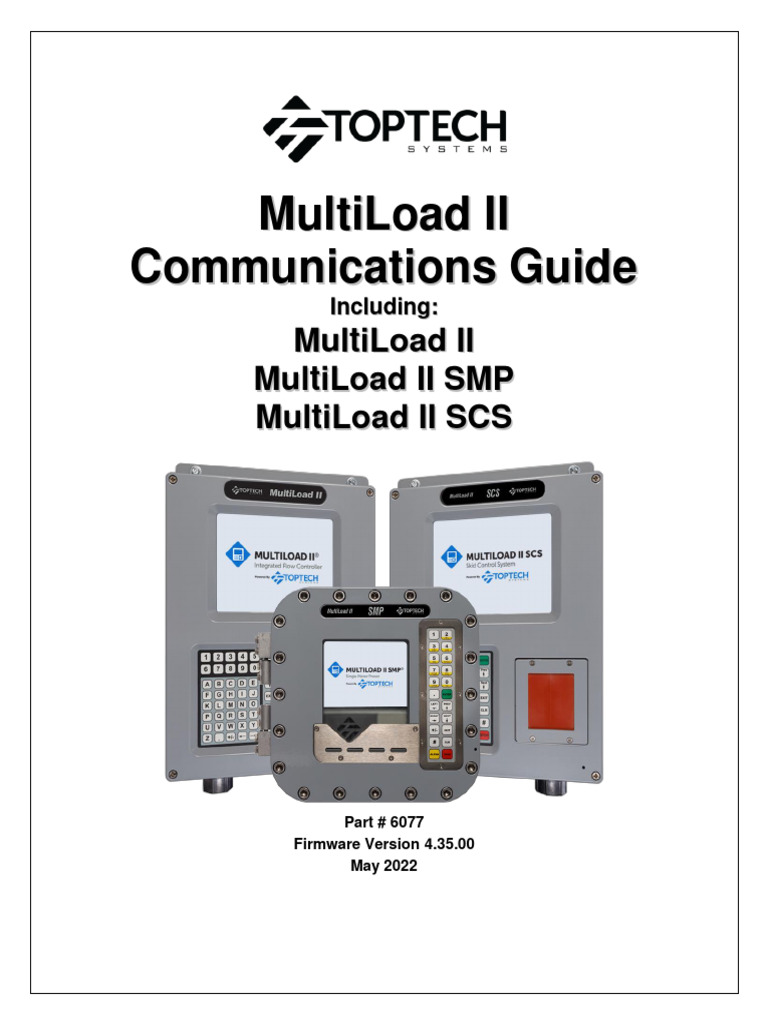 Multiload II Communications Manual FV 4 35 00 | PDF | Computing | Computer Science