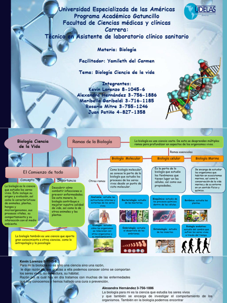 Biología: Ciencia de la Vida y Ramas | PDF | Biología | Vida