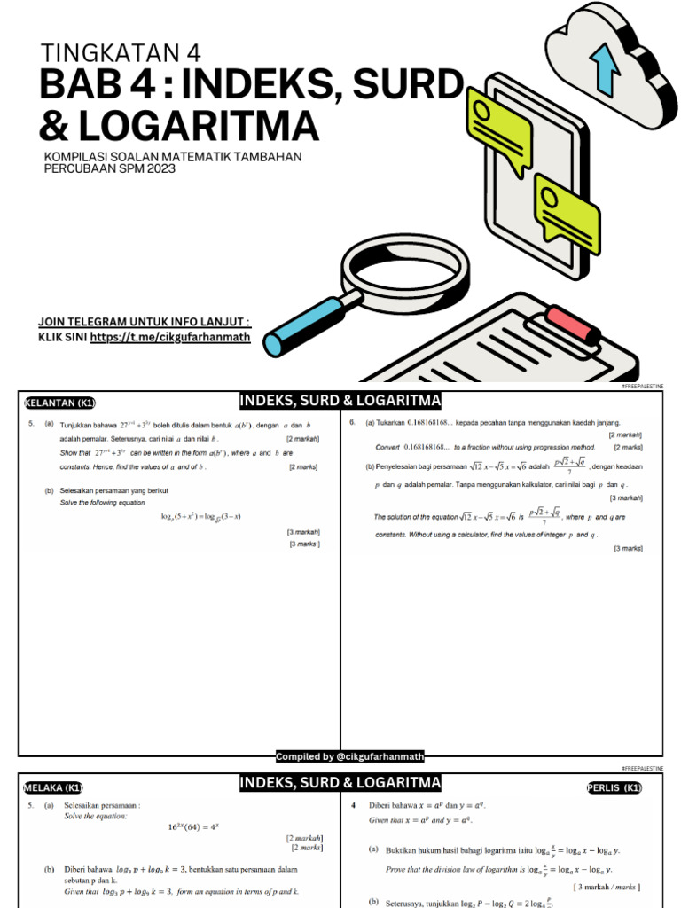 Indeks Dan Surd Latihan | PDF