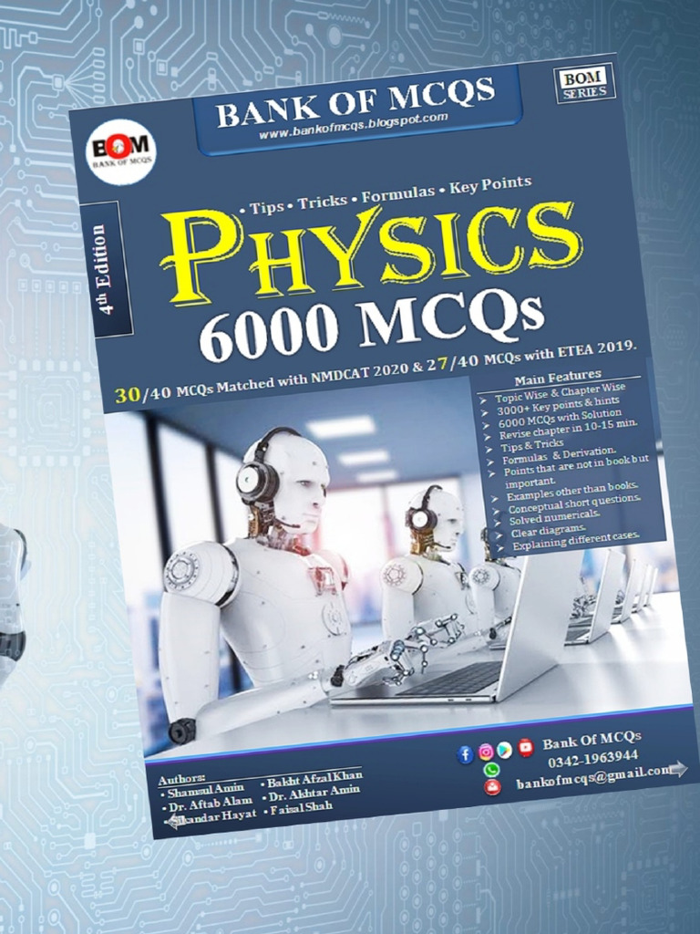 Physics Key Points and MCQs Overview | PDF | Force | Momentum