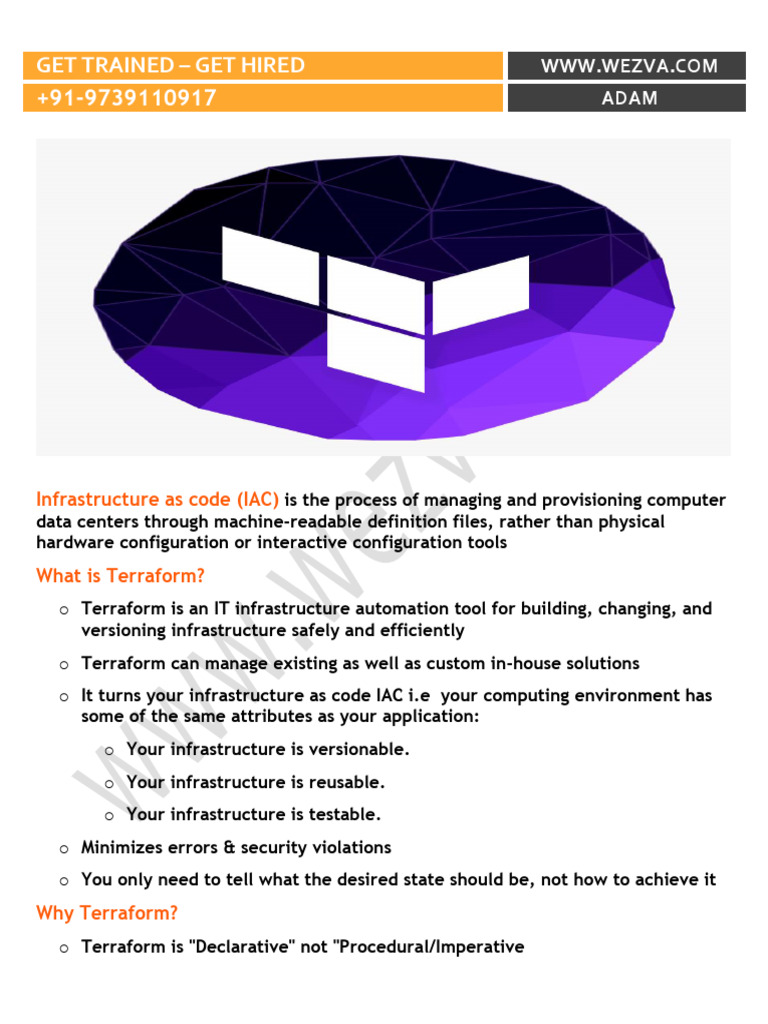 Terraform Cheat Sheet | PDF | Variable (Computer Science) | Parameter ... Terraform Cheat Sheet | PDF | Variable (Computer Science) | Parameter ...
