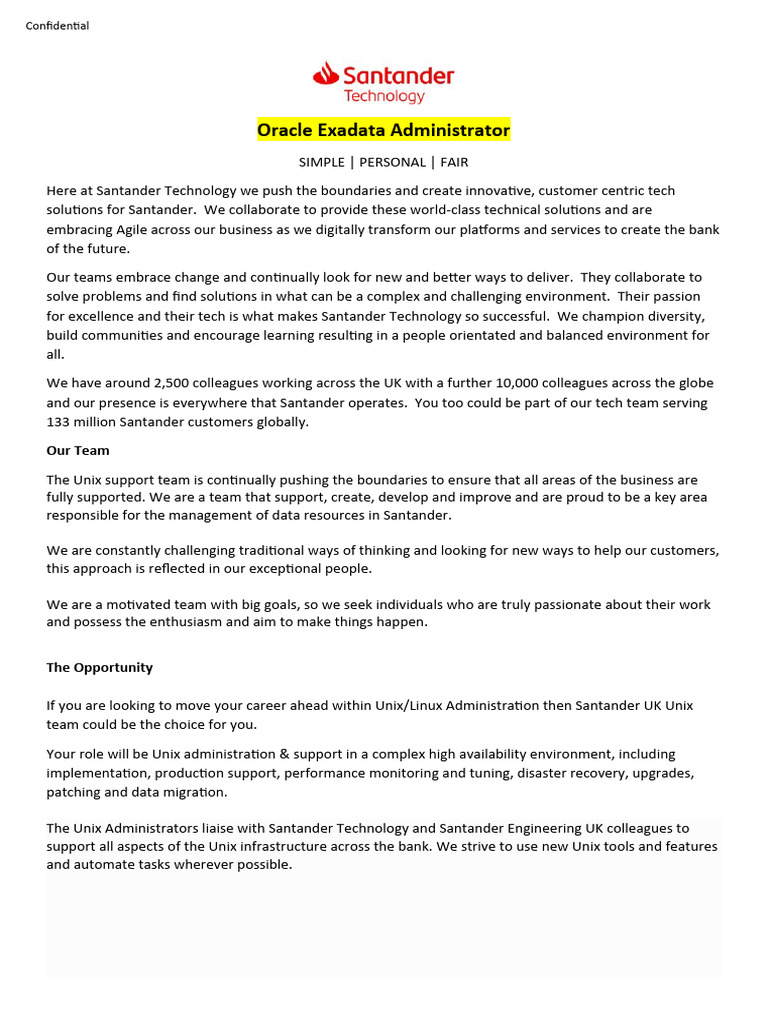 Oracle Exadata DBA | PDF | Business