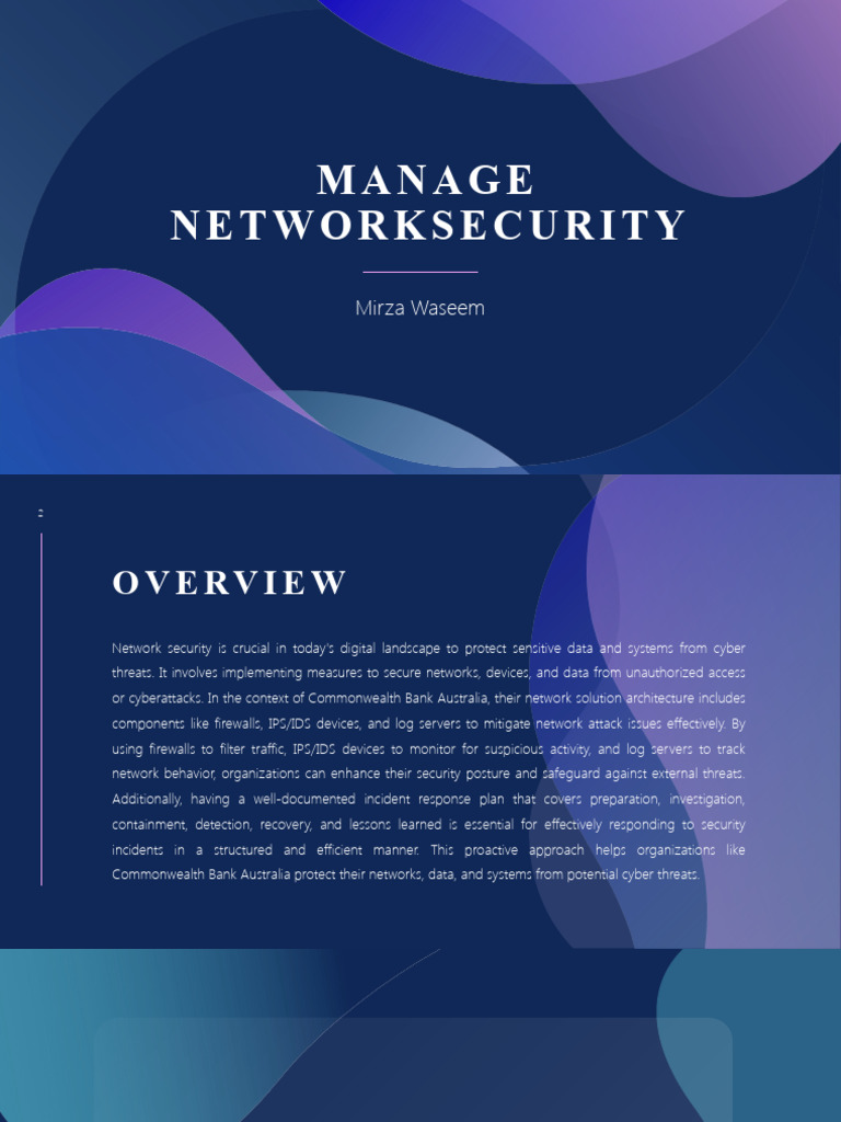Manage Networksecurity Pdf Computer Security Security