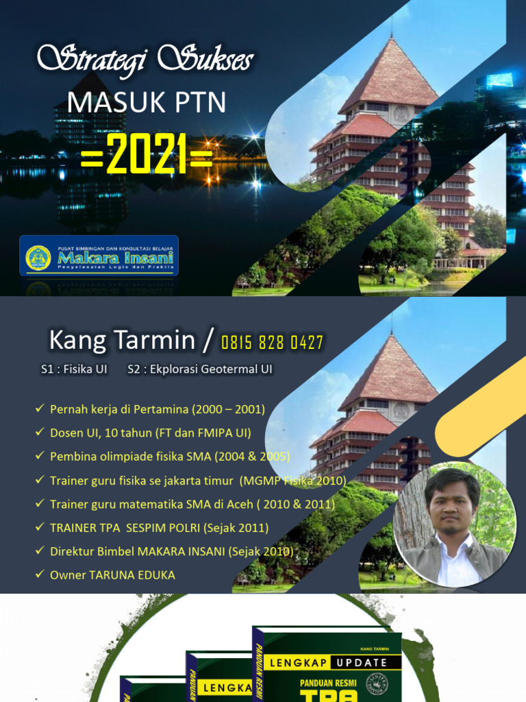 Biaya Bimbel Tridaya 2021 | PDF