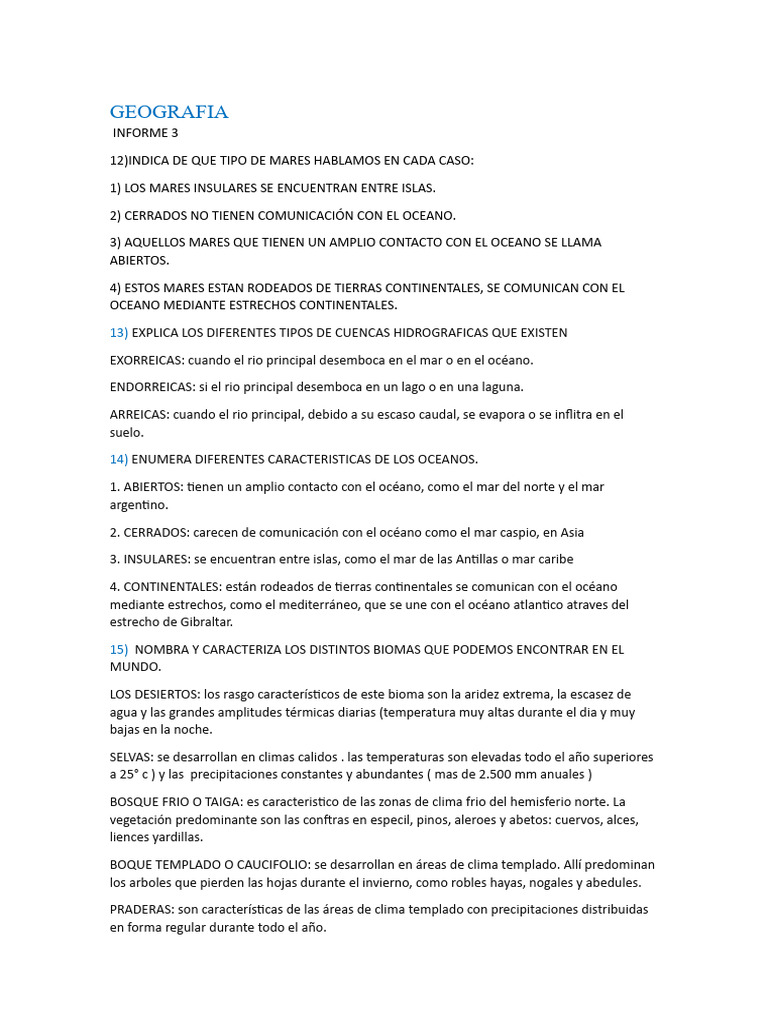 GEOGRAFIA (Recuperado Automáticamente) | PDF | Mar | Clima templado