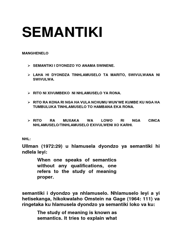 Semantiki (03. 03. 2023) | PDF | Cognitive Science | Interpretation (Philosophy)