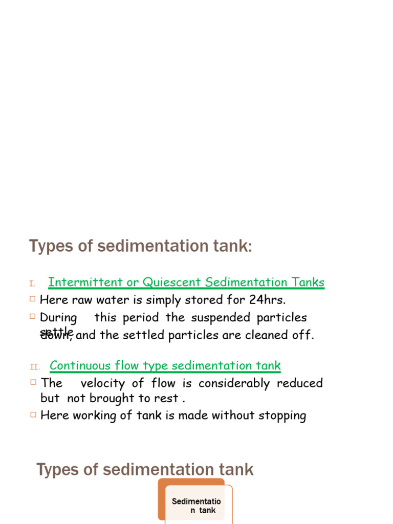Design Sedimentation Tank | PDF | Unit Operations | Water Pollution