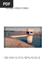 Design of Water Intake Structures | PDF | Dam | River