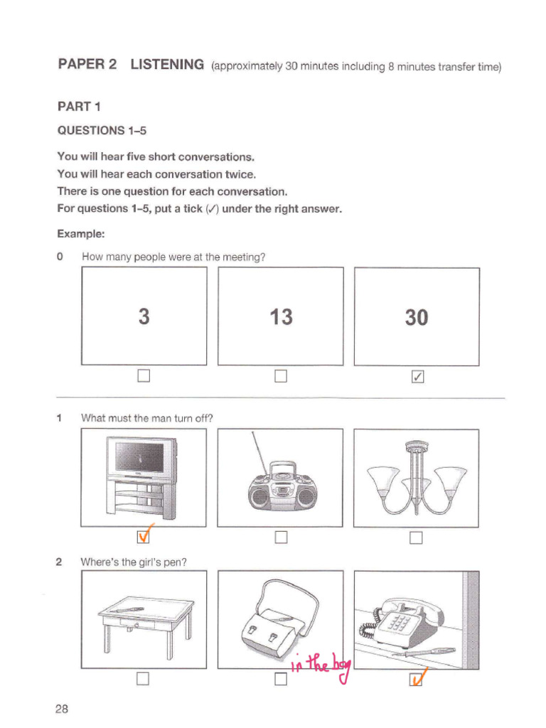 Listening Ex | PDF