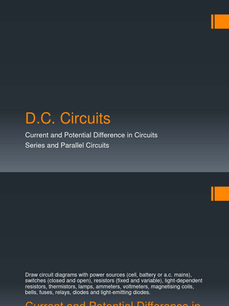 20-DC Circuits | PDF | Series And Parallel Circuits | Voltage