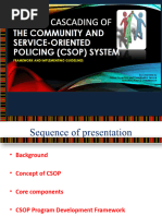 CSOP System Framework and Guidelines | PDF | Police | Community