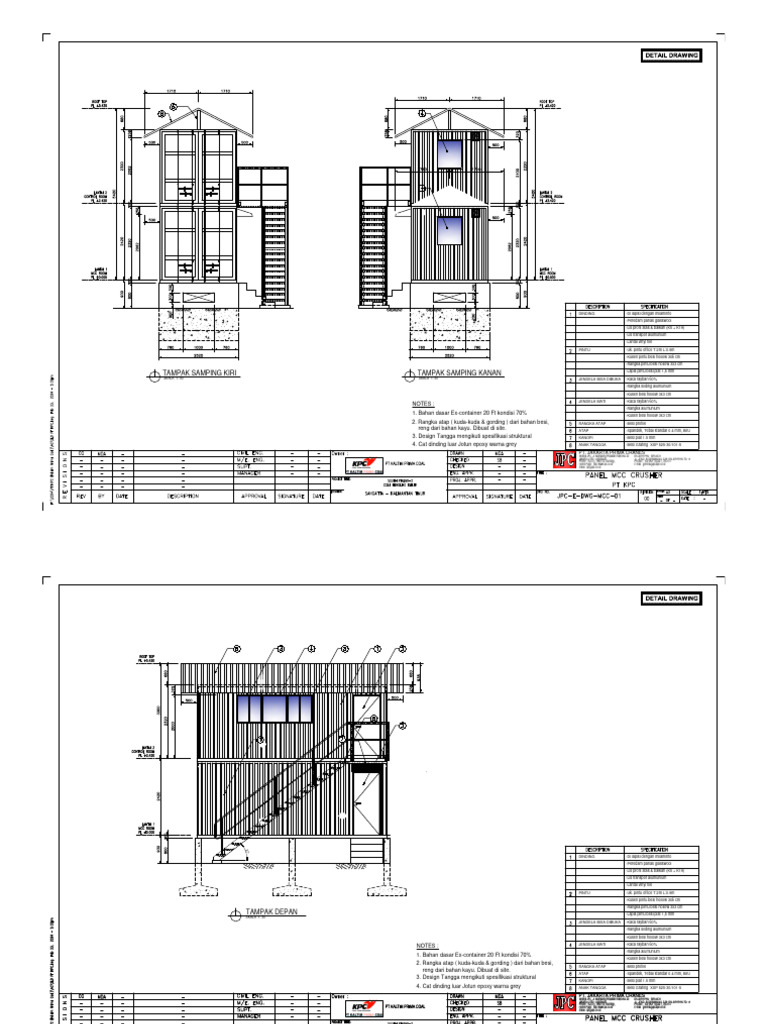Layout MCC Room & Operator Room | PDF