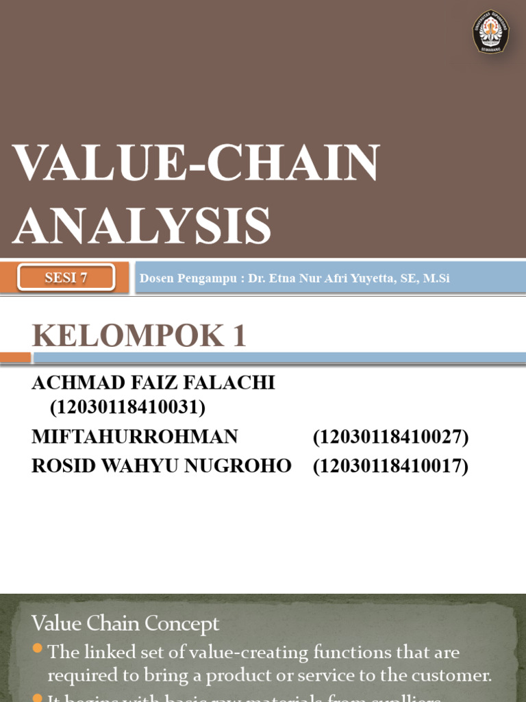 Akuntansi-Manajemen-Strategik Chapter 7 - Value Chain Analysis | PDF | Value Chain | Business ...
