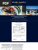 EGD Grade 10 DESCRIPTIVE GEOMETRY | PDF | Drawing | Line (Geometry)