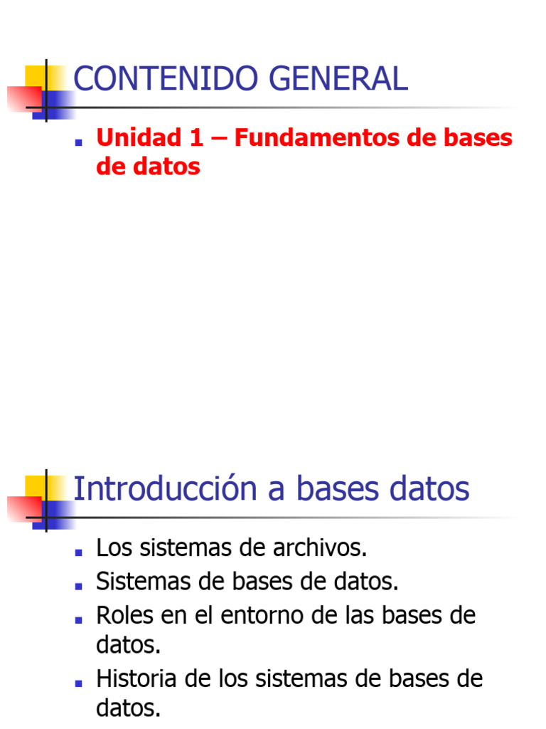 Fundamentos de Base de Datos | PDF