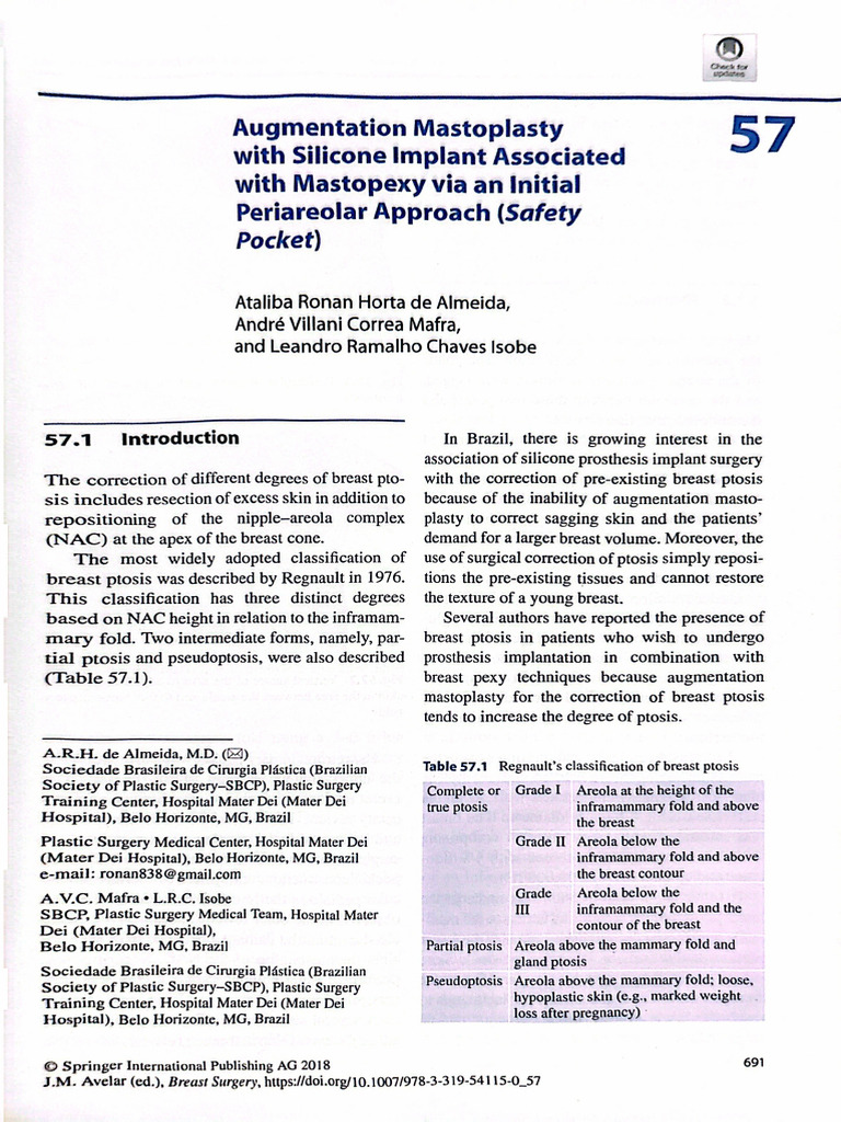 Augmentation Mastoplasty | PDF