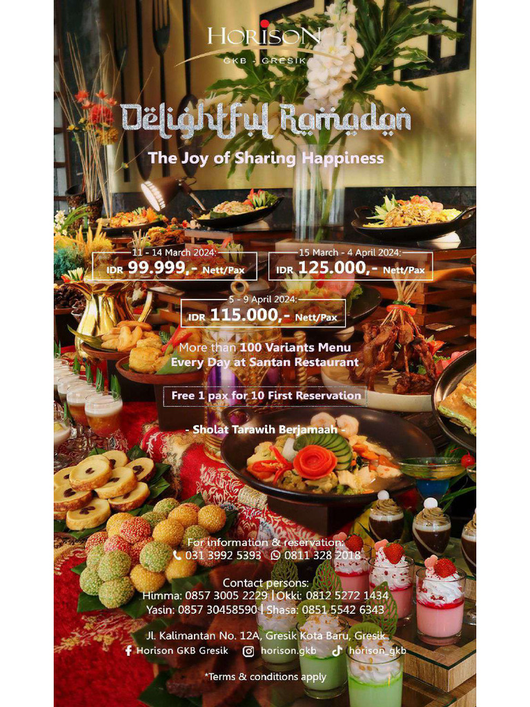 Iftar Package 2024 | PDF