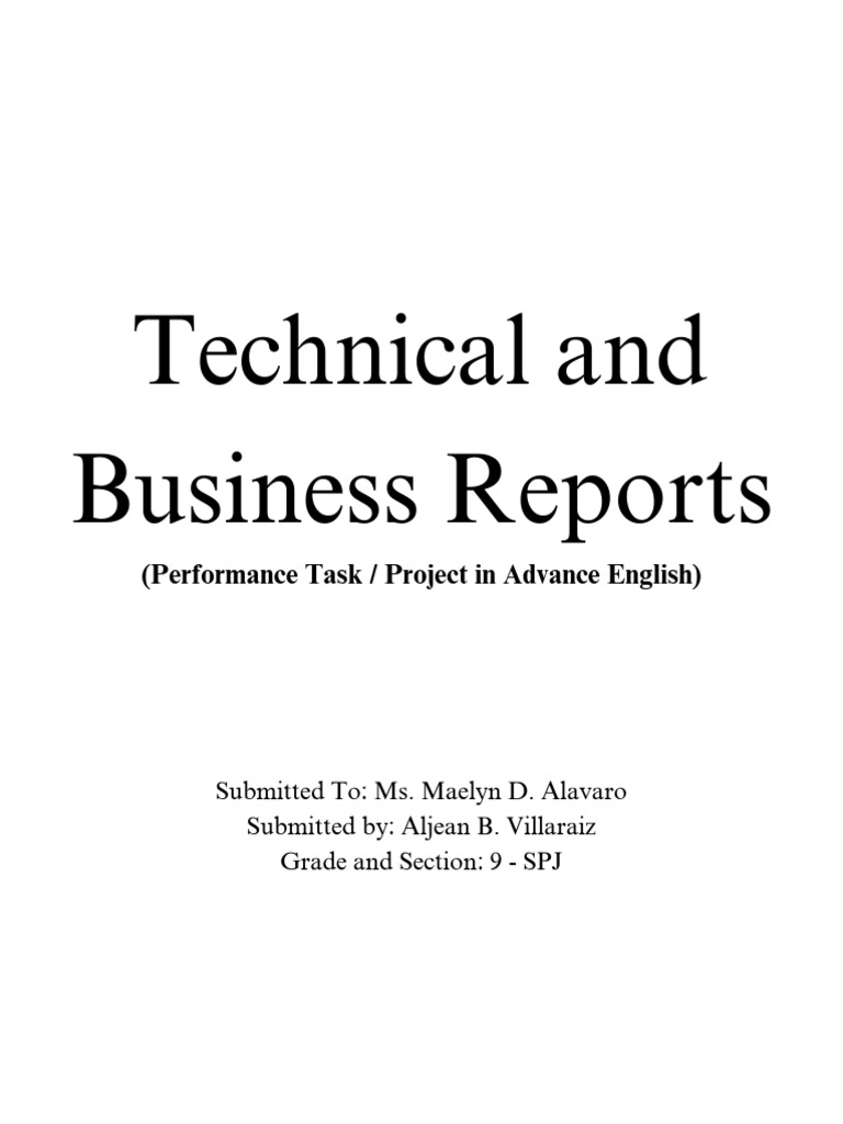 Performance Task Project in Advance English | PDF | Technical Communication | Investing
