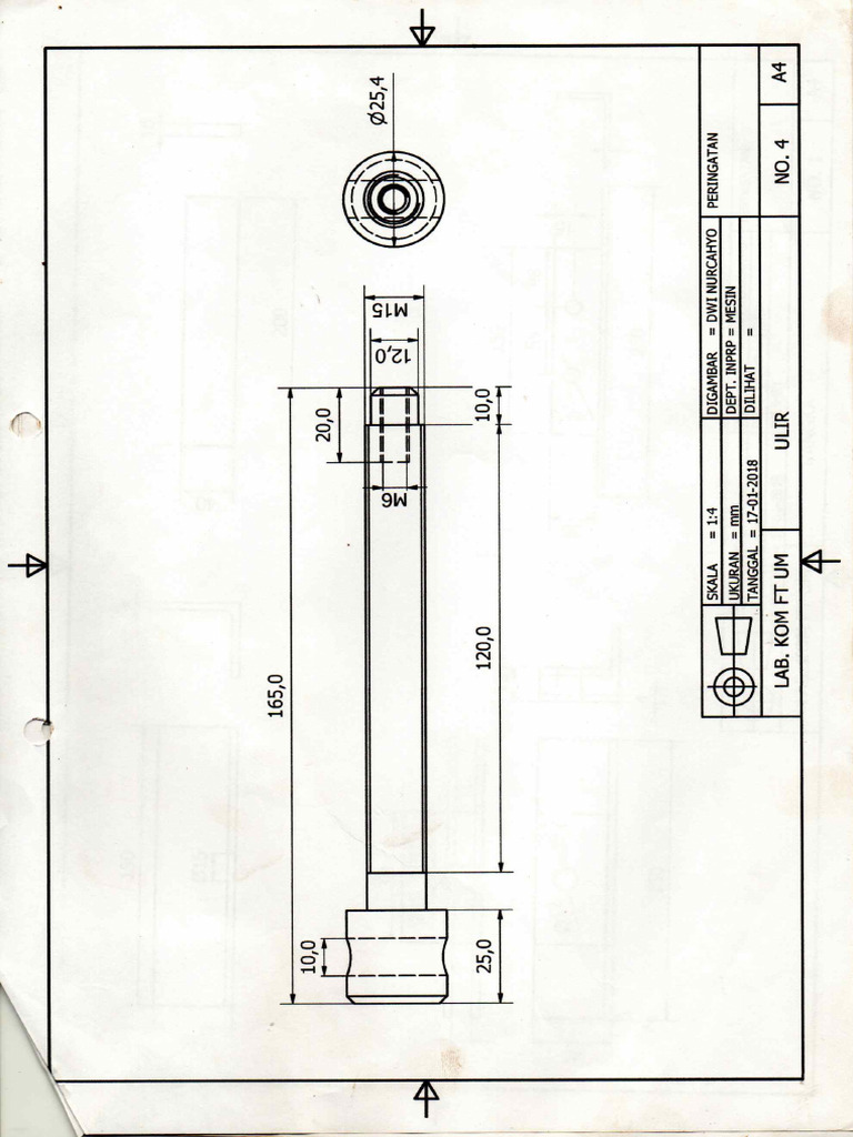 Jobsheet Bubut | PDF
