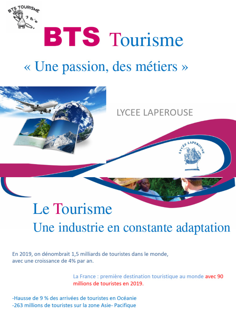 Bts Tourisme Pre Sentation | PDF | Tourisme | Agence de voyage