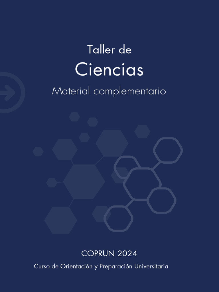 Coprun Intensivo 2024 - Taller de Ciencias - Material Complementario | PDF | Conocimiento | John ...