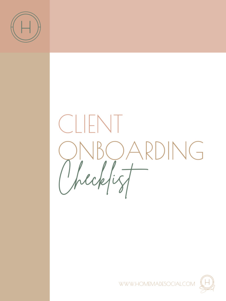 Client Onboarding Checklist | PDF | Hashtag | Brand