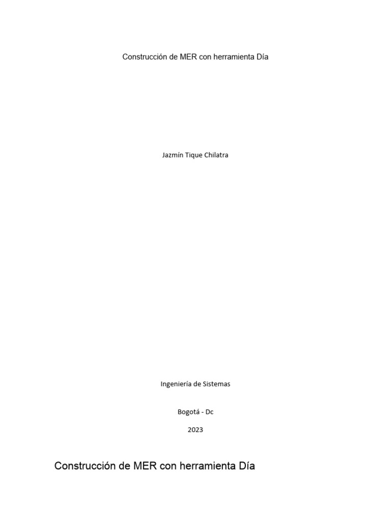 MER DIAGRAMA | PDF