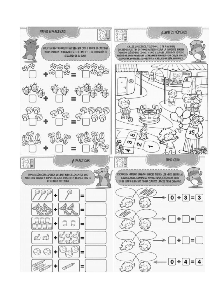 sumas con cero | PDF