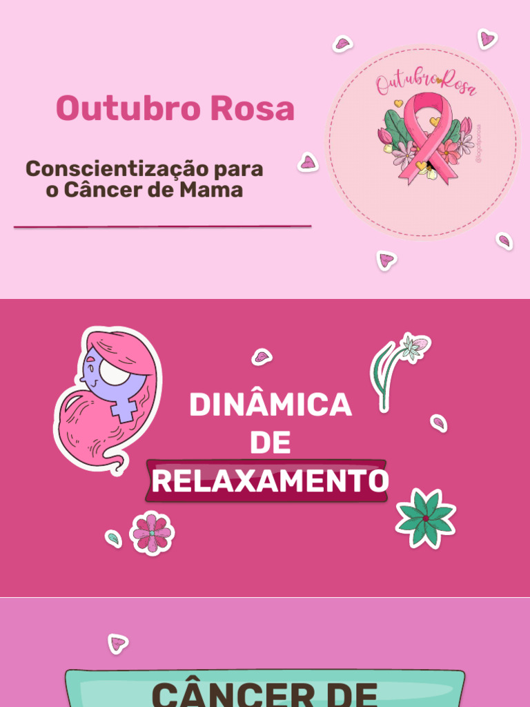 Dinâmicas de Conscientização Outubro Rosa | PDF | Ciências e Matemática