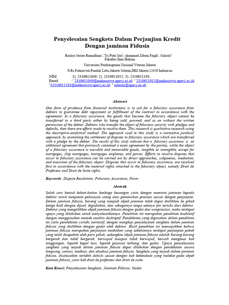 Artikel - 02 | PDF | Common Law | Liability (Financial Accounting)