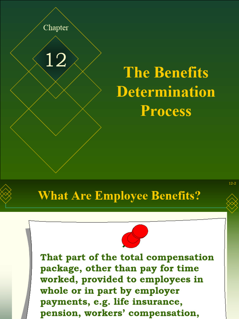 Chapter 12-The Benefits Determination Process | Download Free PDF ...