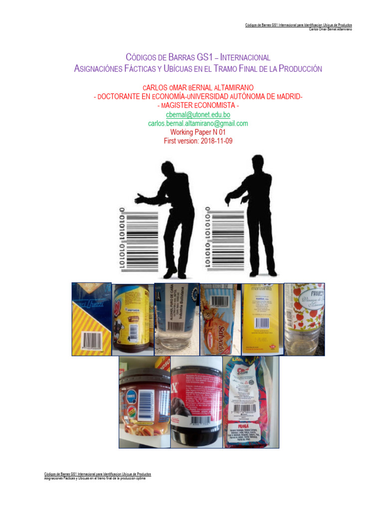 codigos de barra | PDF | Poco | Comunicación escrita