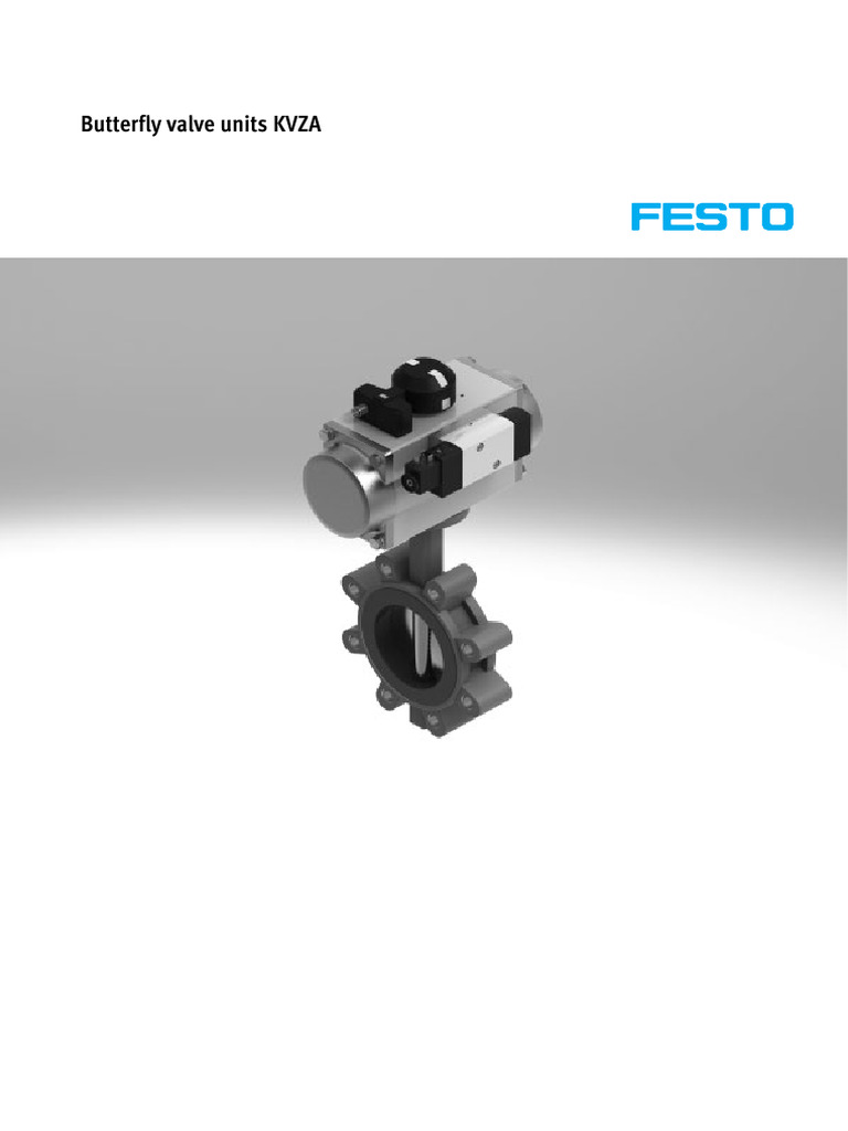 Butterfly Valve Festo | PDF | Valve | Actuator