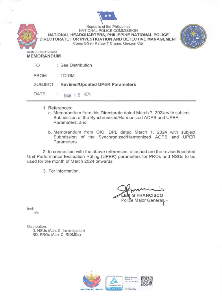 Revised Updated Uper Parameters | PDF