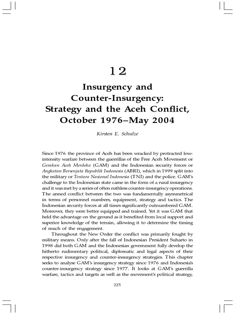 2 1 2 Insurgency and Counter Insurgency | PDF | Politics