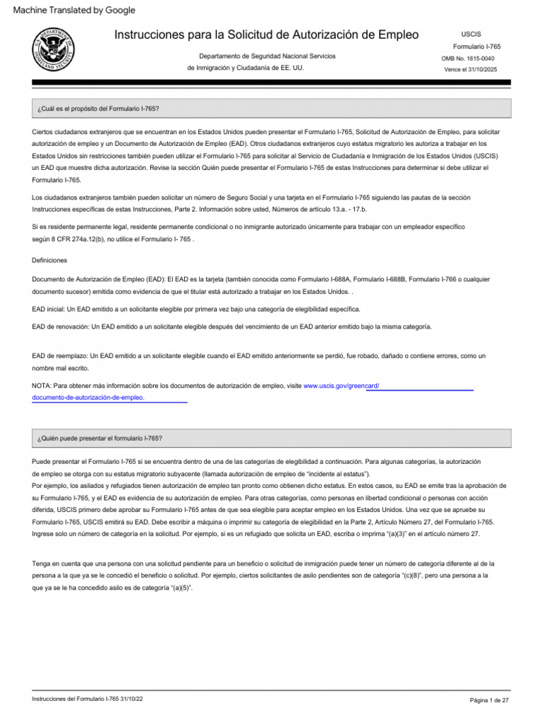 Solicitud de Asilo Instrucciones | PDF | Visa de viaje | OTAN
