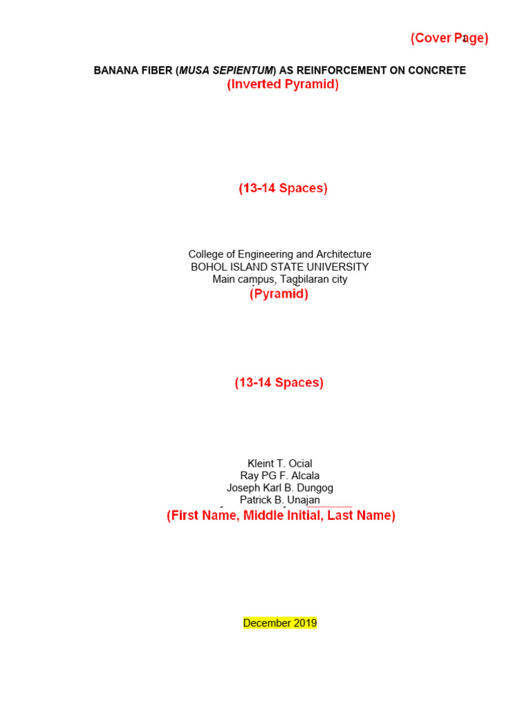Sample Research | PDF | Concrete | Composite Material