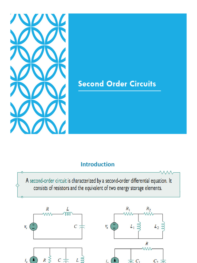 DC CIRCUITS - Second Order Circuits | PDF | Electrical Network ... DC CIRCUITS - Second Order Circuits | PDF | Electrical Network ...