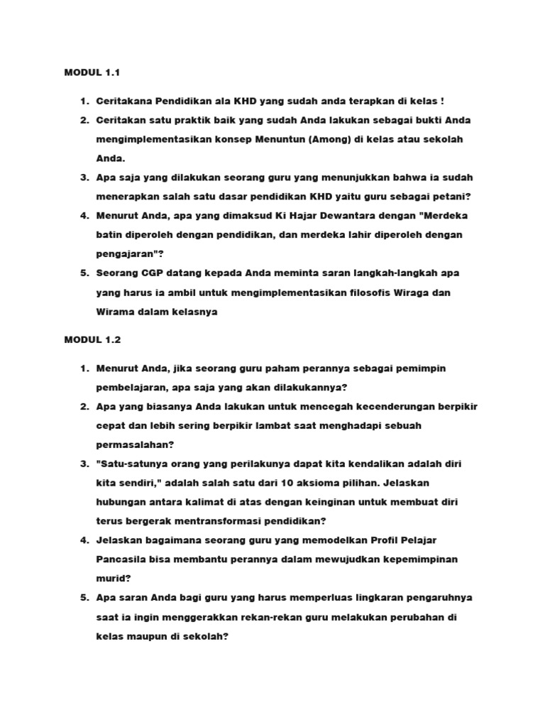 Refleksi Pembekalan CPP Hari Ke-2 | PDF