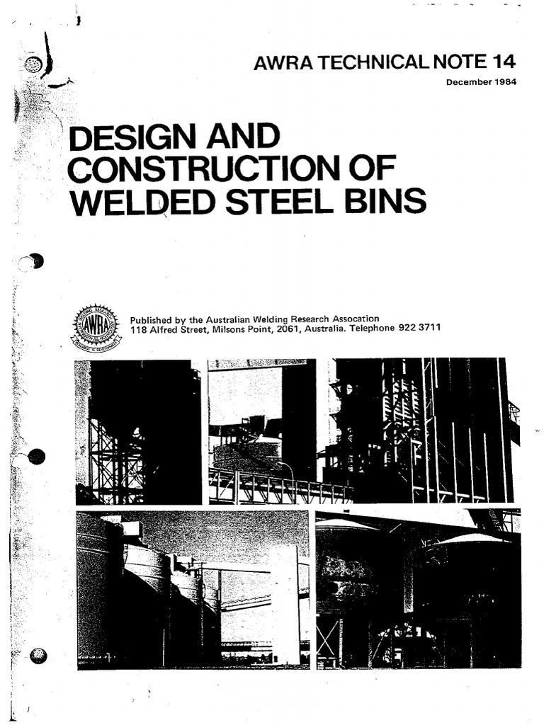 AWRA - Design and Construction of Welded Steel Bins | PDF