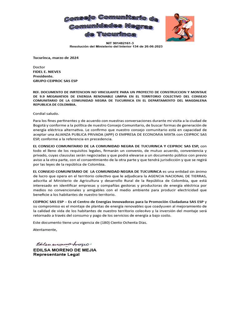 Proyecto Energia Comunidades Narp | PDF