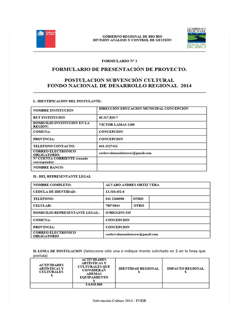 Escuela Lautaro Proyecto FNDR 2014 Taller de Violin | PDF | Instrumentos musicales