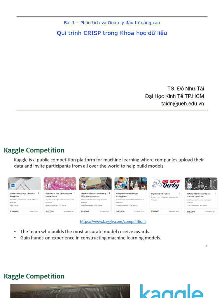 01 Phan Tich Dau Tu Nang Cao - CRISP Trong KHDL | PDF | Cross Validation (Statistics) | Machine ...