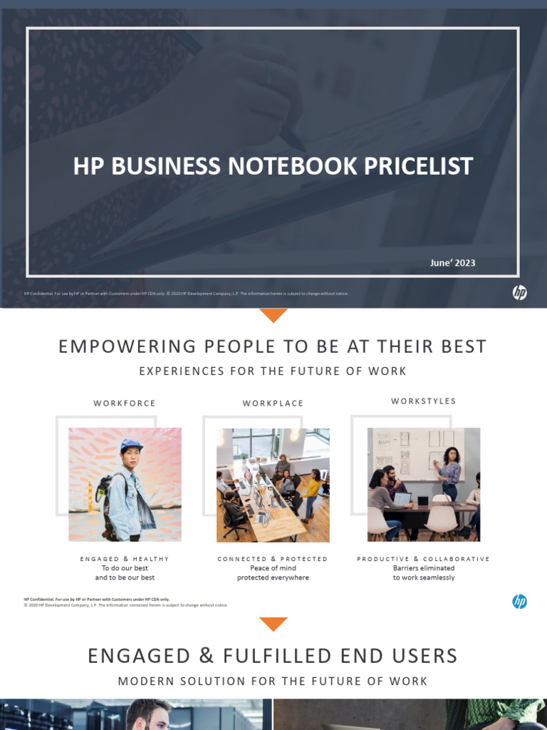 HP MOQ Business Notebooks June'23 Pricelist | PDF | Usb | Computer Engineering