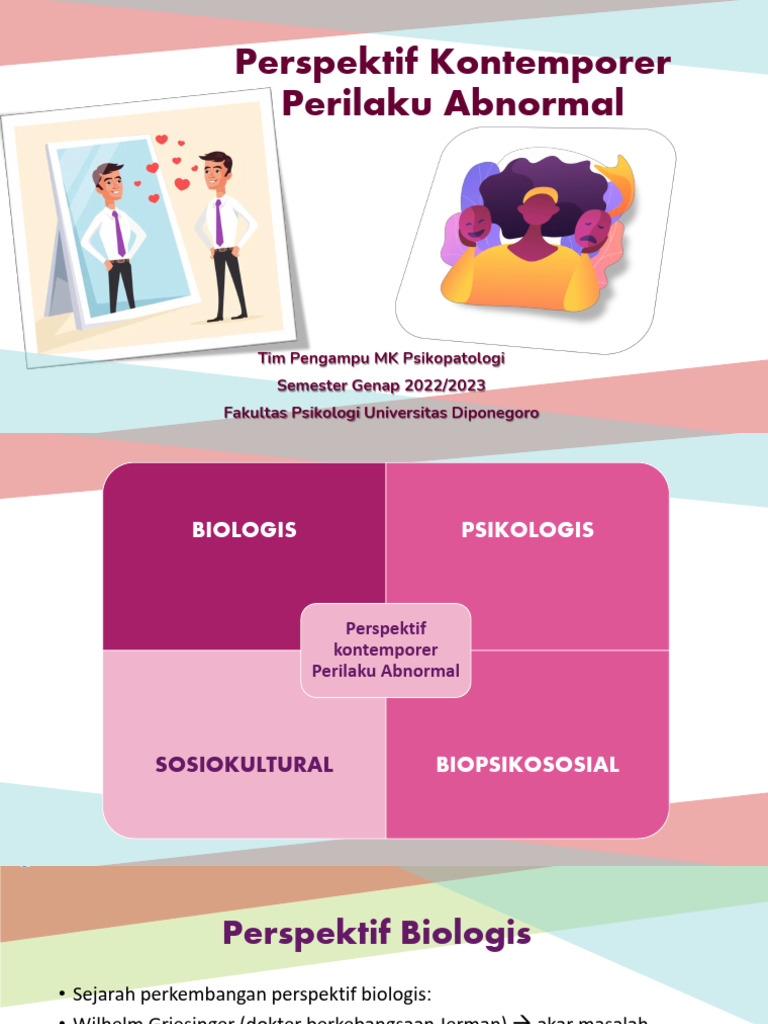 Perspektif Kontemporer Perilaku Abnormal | PDF | Pengembangan Diri