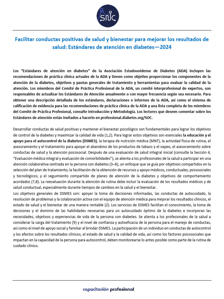 Ada 2024-Capitulo 5-SNC | PDF | Pérdida de peso | Dieta